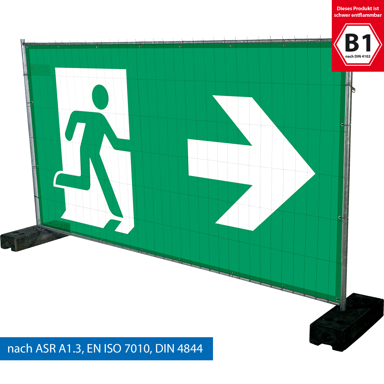 Buy Emergency Exit Banner With Arrow Online Allbuyone